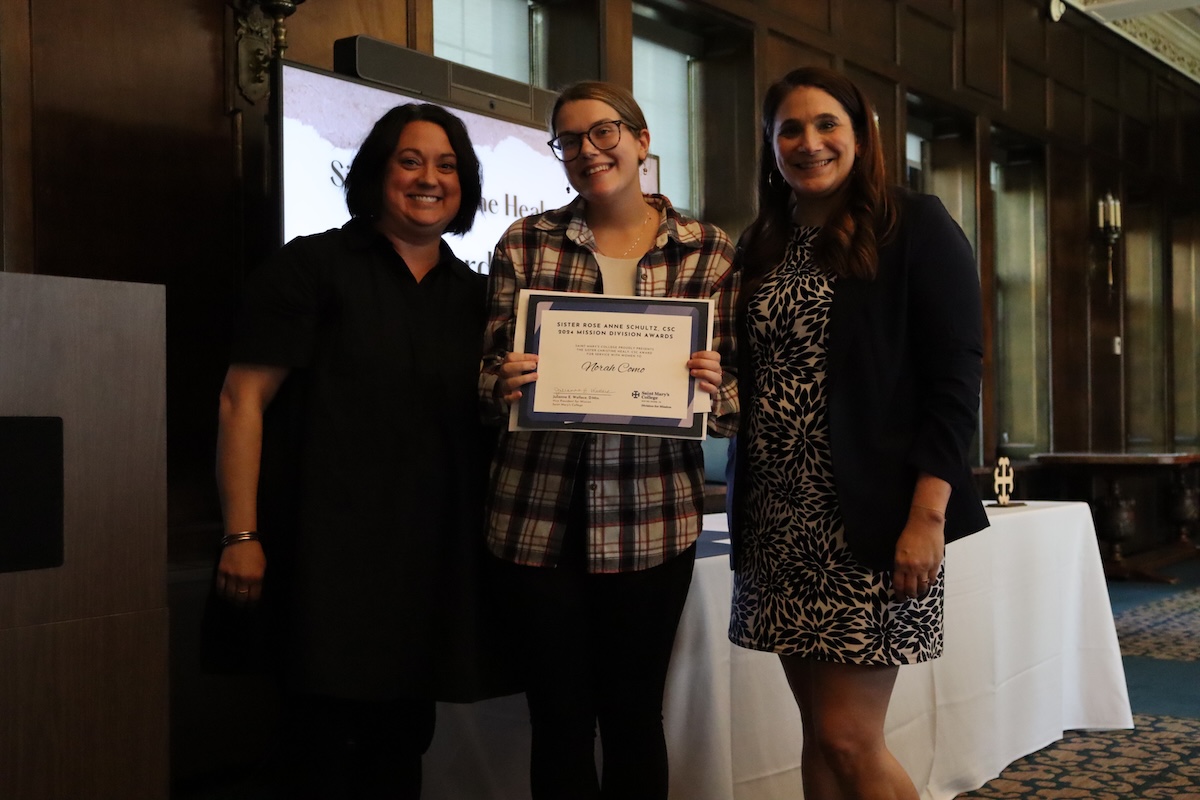 Sr. Rose Anne Schultz, CSC Mission Awards | Saint Mary's College, Notre ...